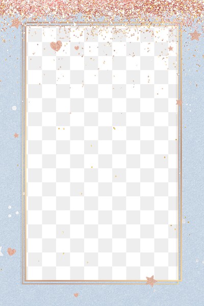 Sparkly frame psd glitter blue | Premium PSD - rawpixel