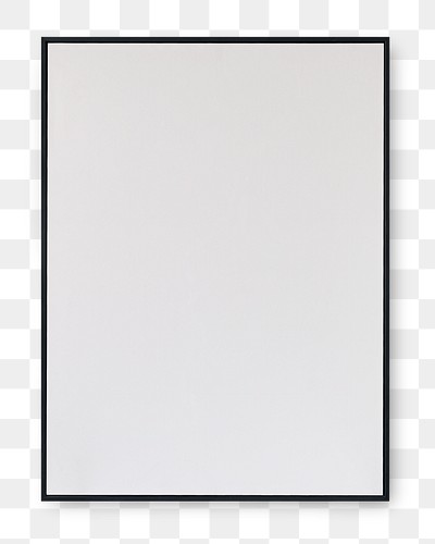 Simple black frame png mockup | Premium PNG Sticker - rawpixel