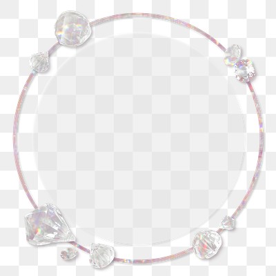 Round crystal frame design element | Premium PNG - rawpixel
