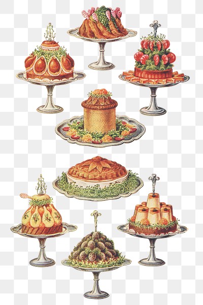 Cold Collation Dishes: Cutlets and | Free Photo Illustration - rawpixel