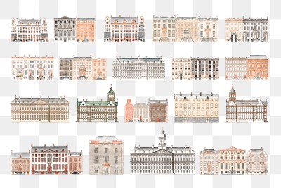 European old building png sticker | Premium PNG - rawpixel