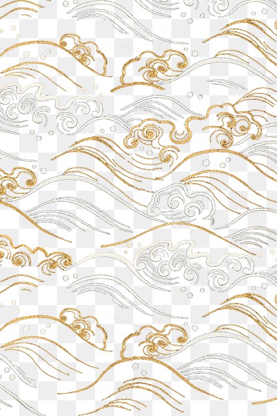 Wave pattern transparent background image, | Premium PNG - rawpixel