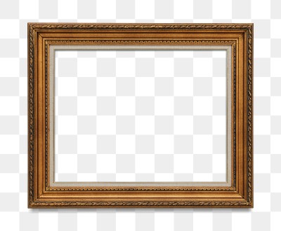 Bronze picture frame transparent png | Premium PNG - rawpixel