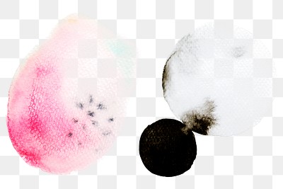 Abstract watercolor design elements transparent | Premium PNG - rawpixel