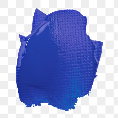 Blue paint smudge textured png | Premium PNG Sticker - rawpixel