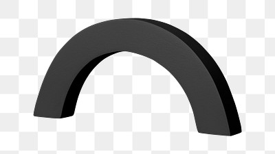 Black arch png, geometric shape | Premium PNG Sticker - rawpixel
