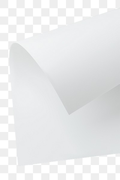 White folded chart paper design | Premium PNG Sticker - rawpixel