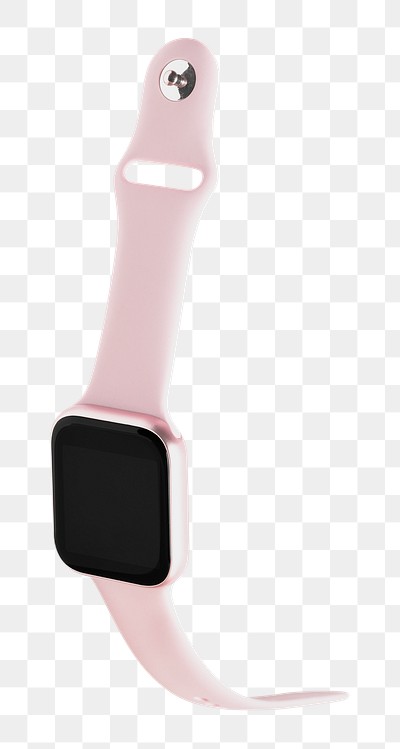 Light pink smartwatch design element | Free PNG Sticker - rawpixel