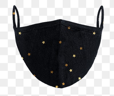 Black fabric mask design element | Premium PNG Sticker - rawpixel