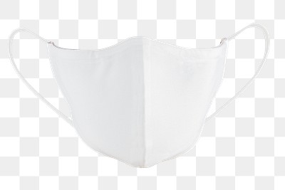 White protective cloth mask design | Premium PNG Sticker - rawpixel