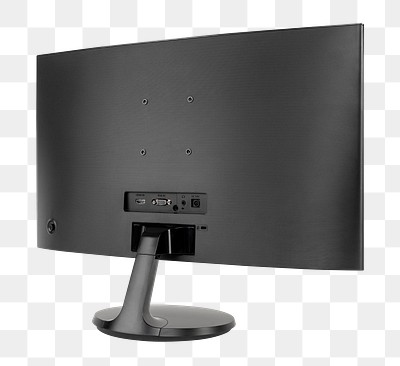 Computer back view png mockup | Premium PNG Sticker - rawpixel