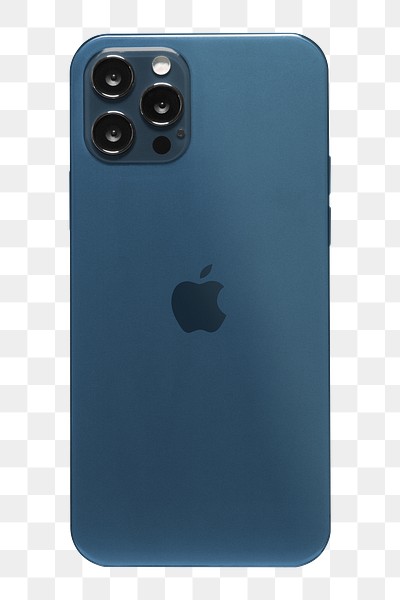 Pacific Blue Apple iPhone 12 | Premium PNG Sticker - rawpixel