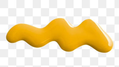Yellow paint drop png design | Premium PNG Sticker - rawpixel