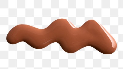 Brown paint drop png design | Premium PNG Sticker - rawpixel