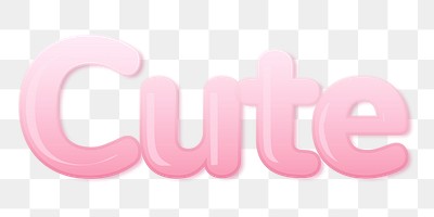 Cute png word sticker pink | Premium PNG Sticker - rawpixel
