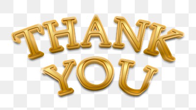 Thank you PNG sticker, 3D | Premium PNG Sticker - rawpixel