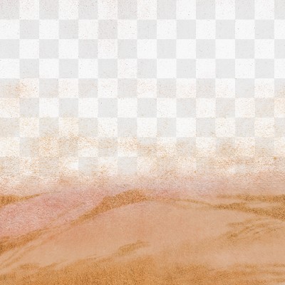 Desert png border, brown sand | Premium PNG - rawpixel