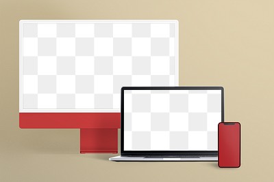 Multi-device screen png mockup, computer, | Premium PNG - rawpixel