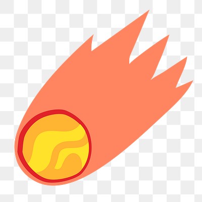 Cute meteorite collage element, flat | Premium Vector - rawpixel