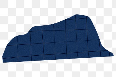 Blue png abstract shape sticker | Premium PNG - rawpixel