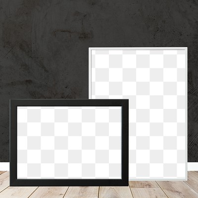 Black and white picture frame | Free PNG - rawpixel
