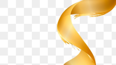 Gold swirly line design element | Premium PNG Sticker - rawpixel