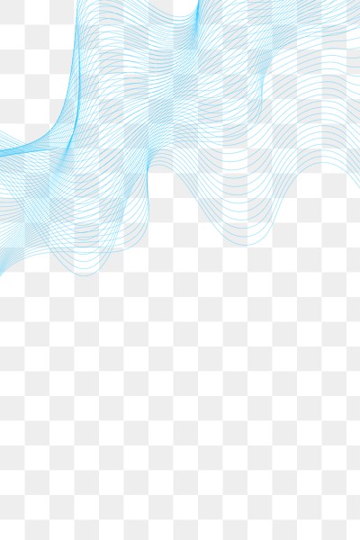 Blue swirly abstract line design | Premium PNG Sticker - rawpixel