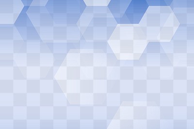 Gradient hexagon patterned blue background | Free PNG - rawpixel