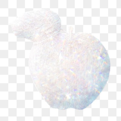 Chrome metallic apple illustration design | Free PNG Sticker - rawpixel