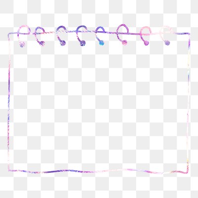 Purple neon paper note frame | Premium PNG - rawpixel