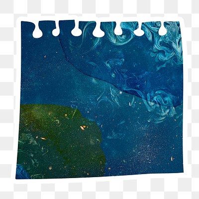 Blue paint textured paper note | Premium PSD - rawpixel