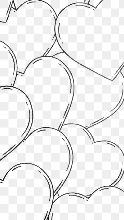 Heart shape background design element | Premium PNG - rawpixel