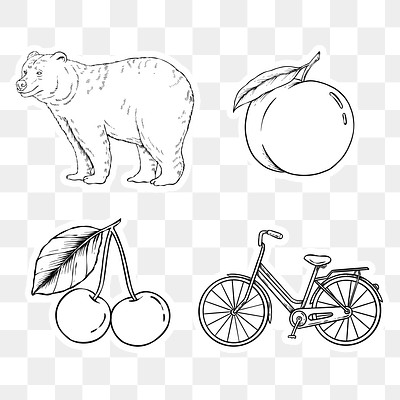 Mix stickers set design element | Premium PNG - rawpixel