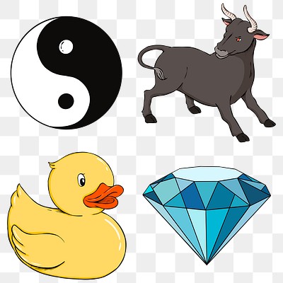 Colorful cute duckling element png | Premium PNG Sticker - rawpixel