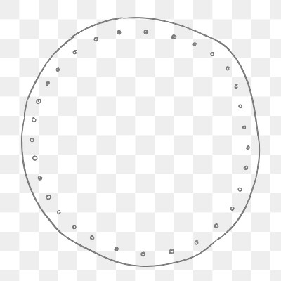 Round doodle sticker design element | Free PNG - rawpixel