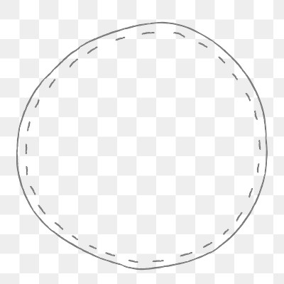 Round doodle sticker design element | Premium PNG - rawpixel