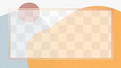 Orange pattern frame png design | Premium PNG - rawpixel