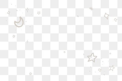 Moon and stars design element | Premium PNG - rawpixel