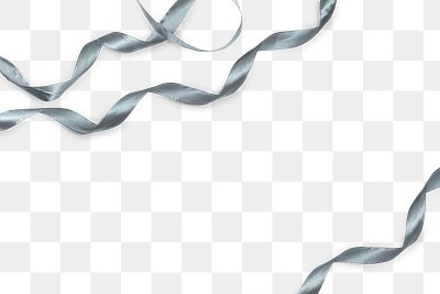 Silver ribbons border png wallpaper | Premium PNG - rawpixel