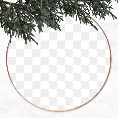 Png Christmas pine tree frame | Premium PNG - rawpixel