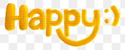 Gold Happy oil paint word | Premium PNG - rawpixel