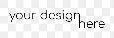 Your design here png transparent | Premium PNG Sticker - rawpixel