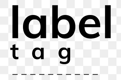 Label tag brand design png | Premium PNG Sticker - rawpixel