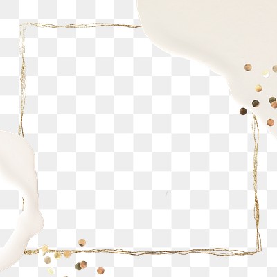 Glitter shimmer frame png gold | Premium PNG - rawpixel