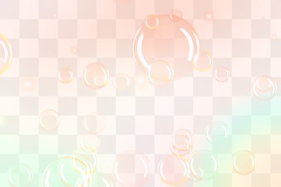 Gradient background png soap bubbles | Premium PNG - rawpixel