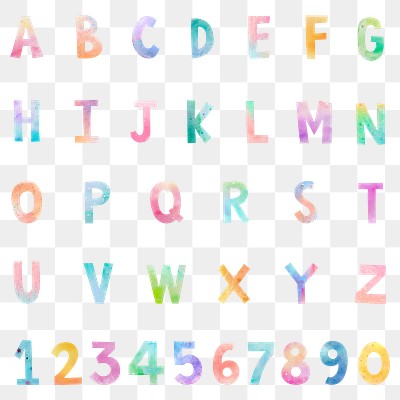 Png abc and number set | Premium PNG - rawpixel