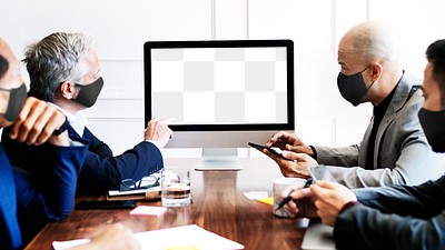 Png computer mockup conference call | Free PNG - rawpixel