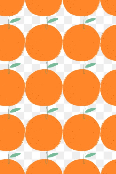 Png orange fruit pattern transparent | Premium PNG - rawpixel