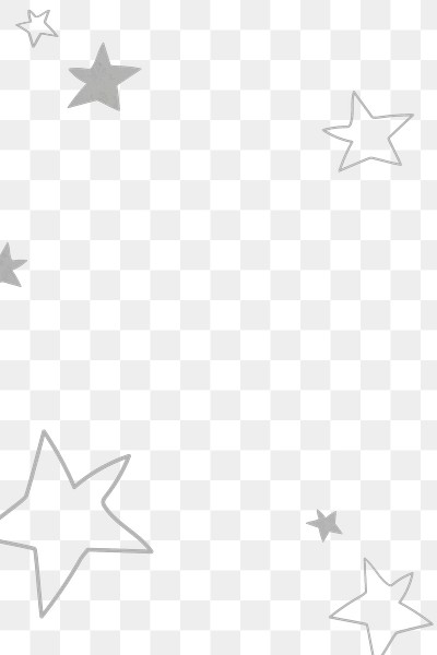 Png hand drawn stars gray | Premium PNG - rawpixel
