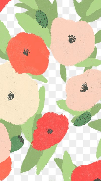 Zoomed bright poppy vector background | Premium Vector - rawpixel